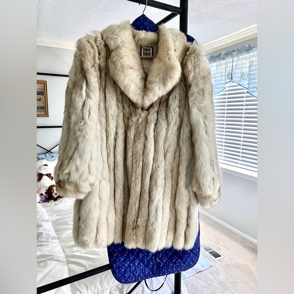 Saga Furs | Jackets & Coats | Saga Blue Fox Fur Coat | Poshmark